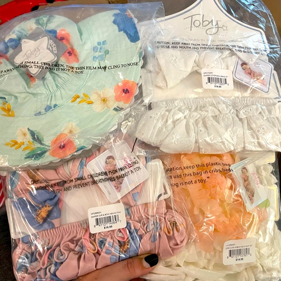 Toby Fairy | Accessories | 3 Pack Baby Girl Diaper Cover With Headband ...